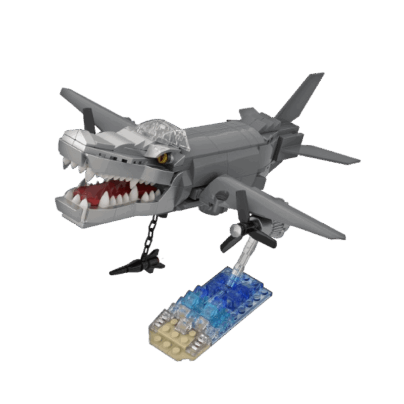 Bombardiro Crocodillo Building Blocks | Tralalero Tralala Plush